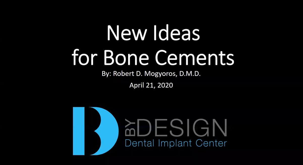 Dr. Robert Mogyoros - Bone Cement: From the Simple to the Complex - 1 ...
