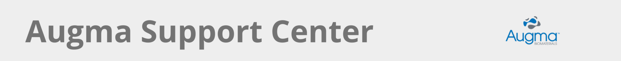 Support Center - Augma Biomaterials